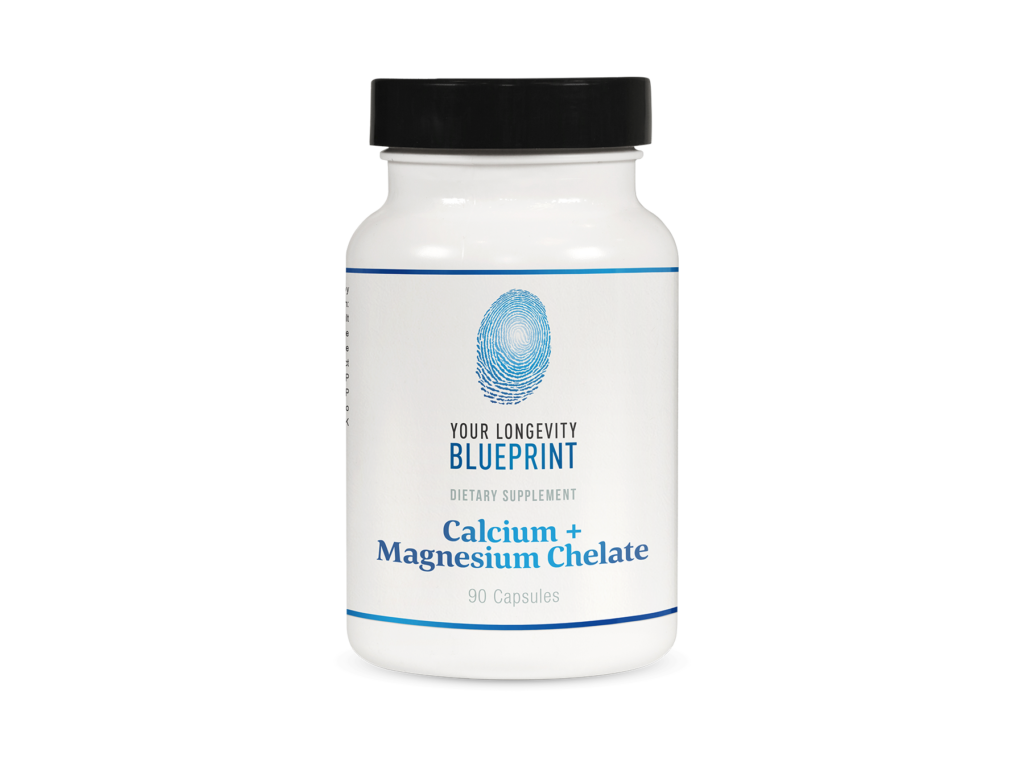 Calcium + Magnesium Chelate - 90 capsules - Your Longevity Blueprint ...