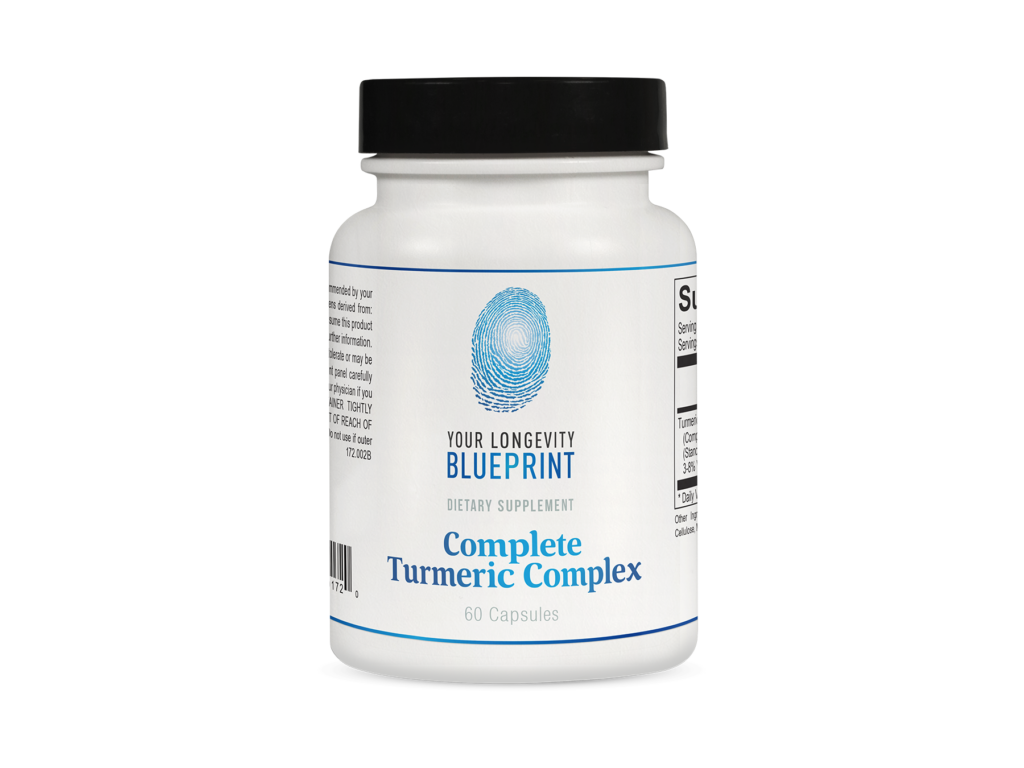 Complete Turmeric Complex - 60 capsules - Your Longevity Blueprint | Dr ...